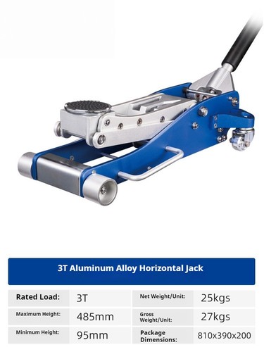 Horizontal Jack 1.5T 2.5T Double Pump Car Tire Changing Repair Special ...
