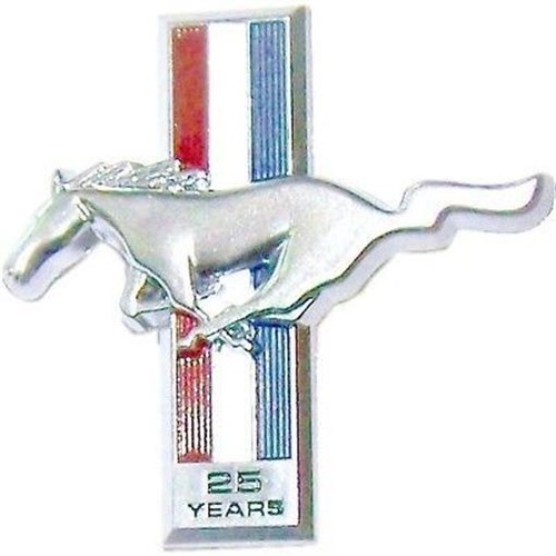 89-90 MUSTANG DASH EMBLEM, 25TH ANNIVERSARY | eBay