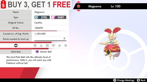 Magearna (Original Form) EVENT MYTHICAL LEGENDARY Pokemon Sword and ...