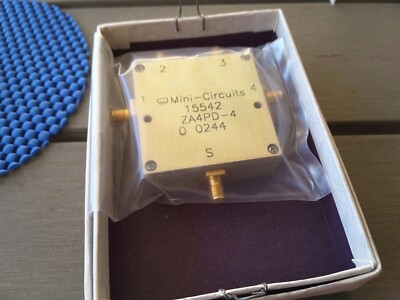 MINI CIRCUITS MINI-CIRCUITS POWER SPLITTER ZA4PD-4 2000-4200 MHz NEW ...