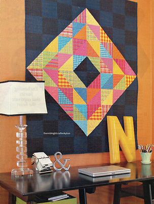 Checkerboard Square Quilt Pattern Pieced SS | eBay