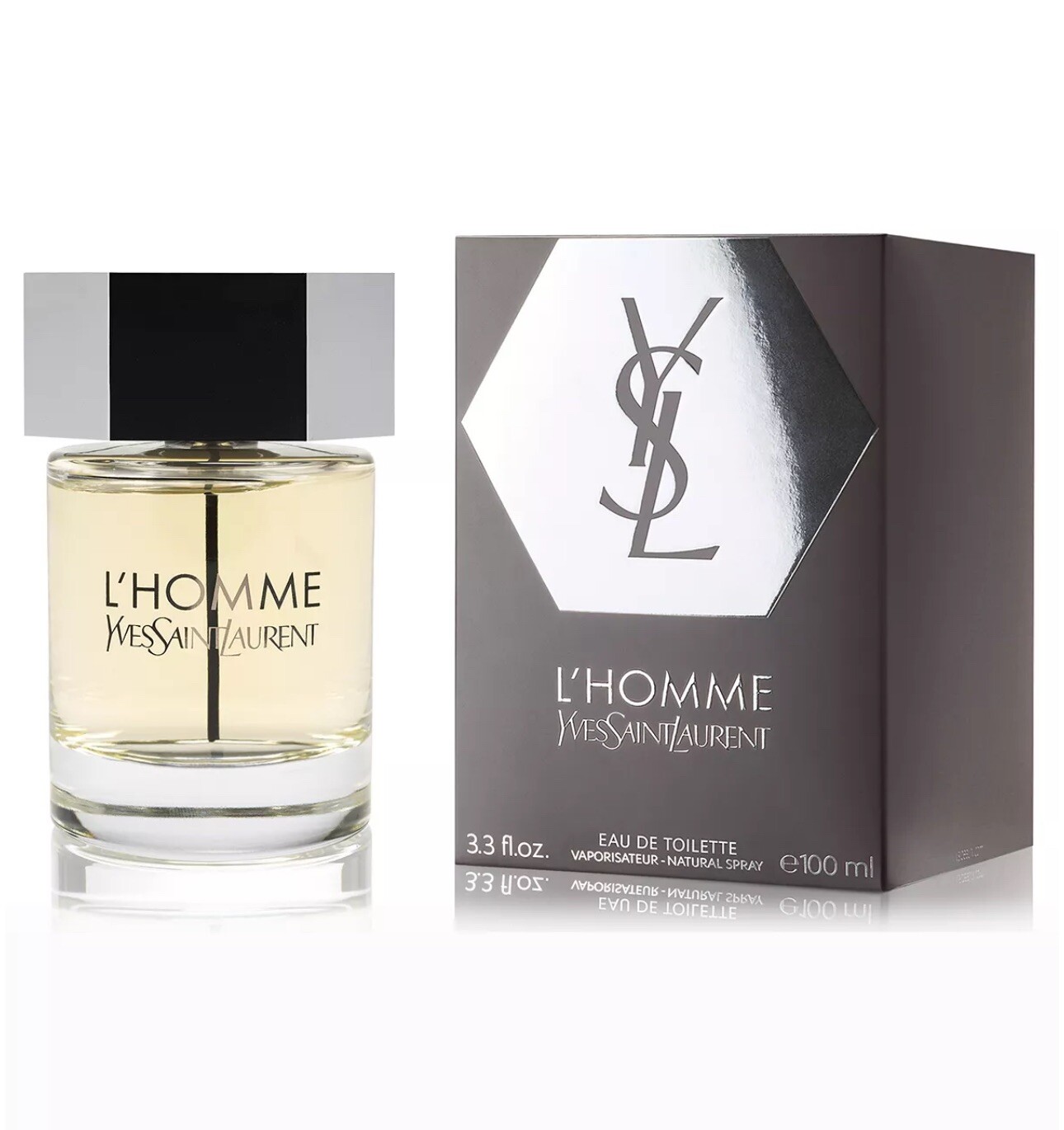 YSL L'Homme by Yves Saint Laurent EDT Full Size 3.3 Fl. Oz / 100 mL NIB ...