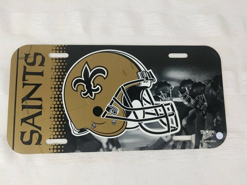 Vintage New Orleans Saints License Plate Saints Helmet Booster License ...