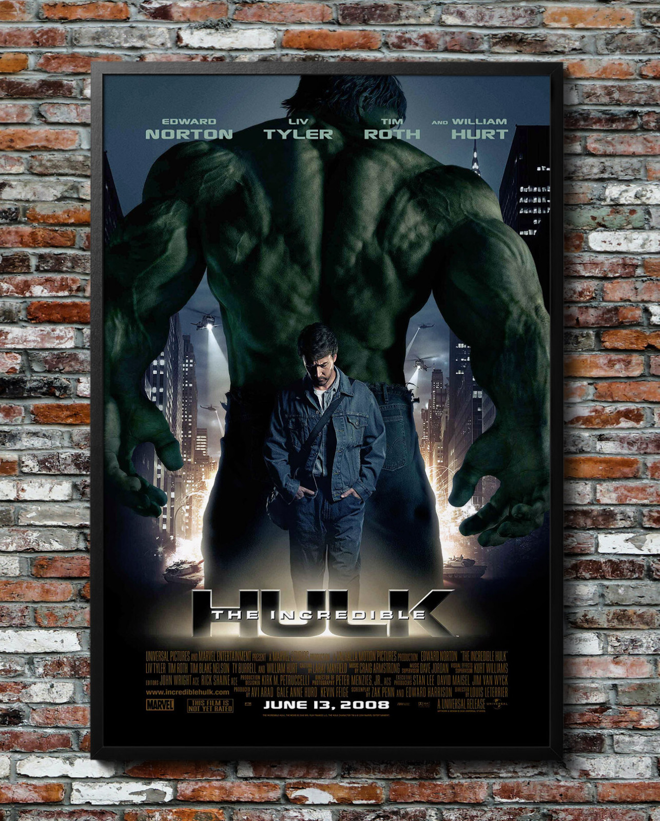 Edward Norton Hulk Poster