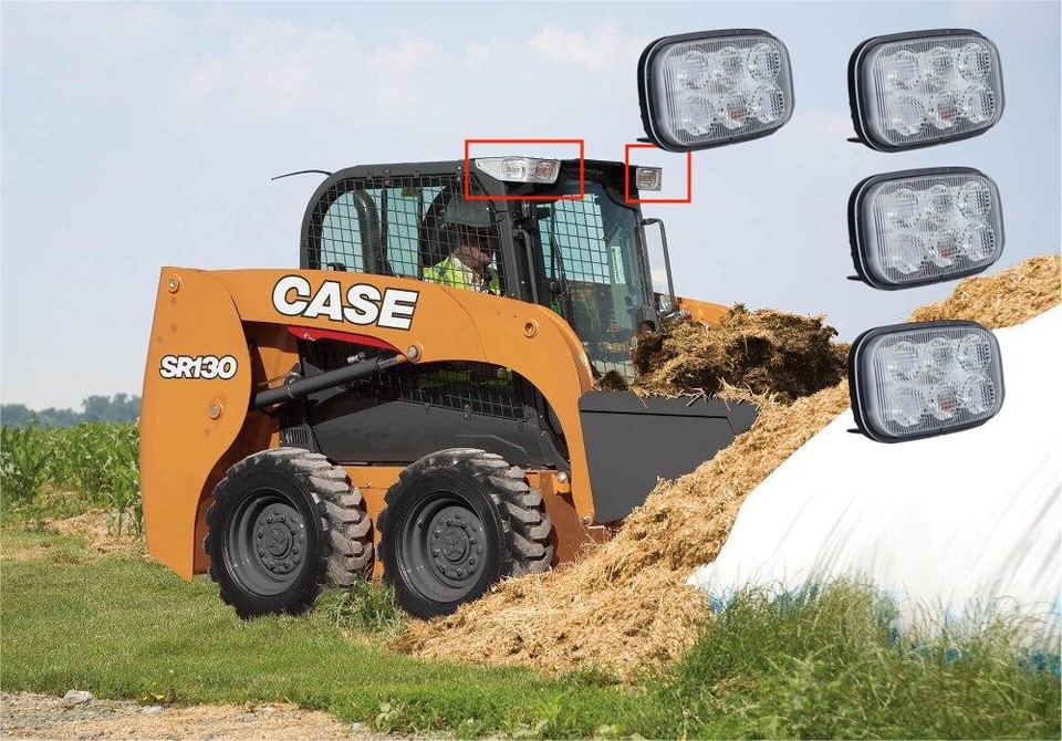 12v 30W Flood LED Work Light 84306271 For Case SR200 SV250 New Holland ...