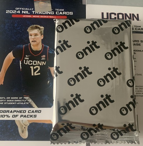 (1) Pack UCONN Huskies 2024 ONit NIL Trading Cards 14 Cards Spencer ...