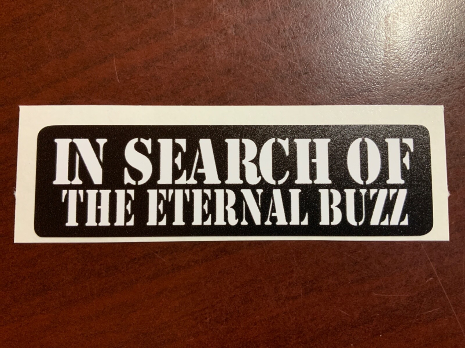 Motorcycle Sticker for Helmets or toolbox #2,542 In search of the ...