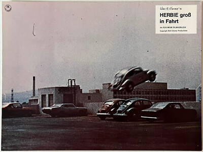 Walt Disney HERBIE RIDES AGAIN lobby card original vintage movie still ...