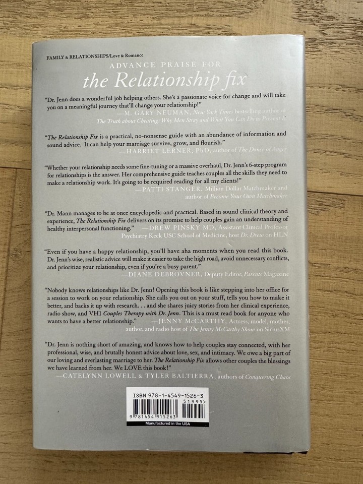 The Relationship Fix : Dr. Jenn's 6-Step Guide to Improving ...