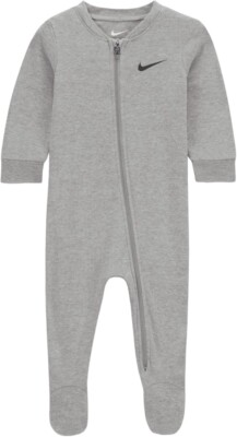 Nike Footie Pajama (Dark Grey Heather, 6 months) | eBay