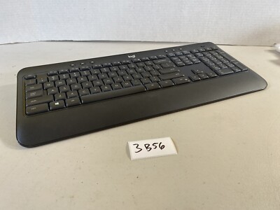 Logitech k540 LOGI black & white keyboard No. ESD-1715801C wireless ...