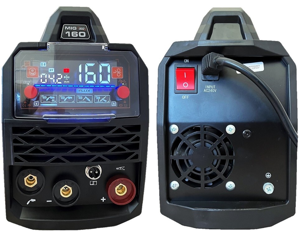 ANDELI MIG Inverter Welder 160A Flux Cored Gasless MMA/Lift-TIG Welding ...