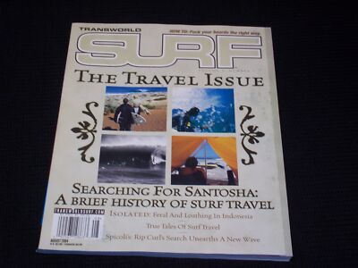 2004 AUGUST TRANSWORLD SURF MAGAZINE - NICE SURFING COVER - L 18243 | eBay