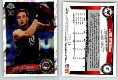 2011 Topps Chrome - Luke Stocker #47 Crystal Atomic Refractor /139 (RC ...