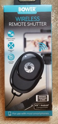 Bower Wireless Remote Shutter iOS + Android Compatible Enhance Your ...