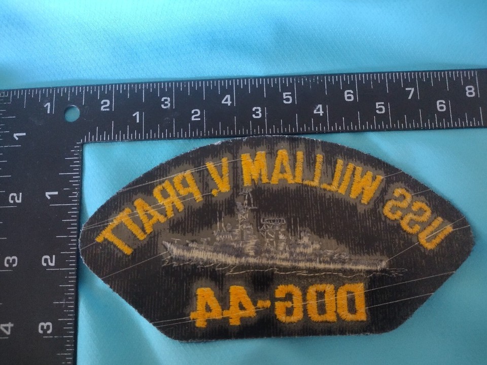 USS WM. V. Pratt DD4-44 Vintage NOS Patch Embroidered Navy Ship USA ...