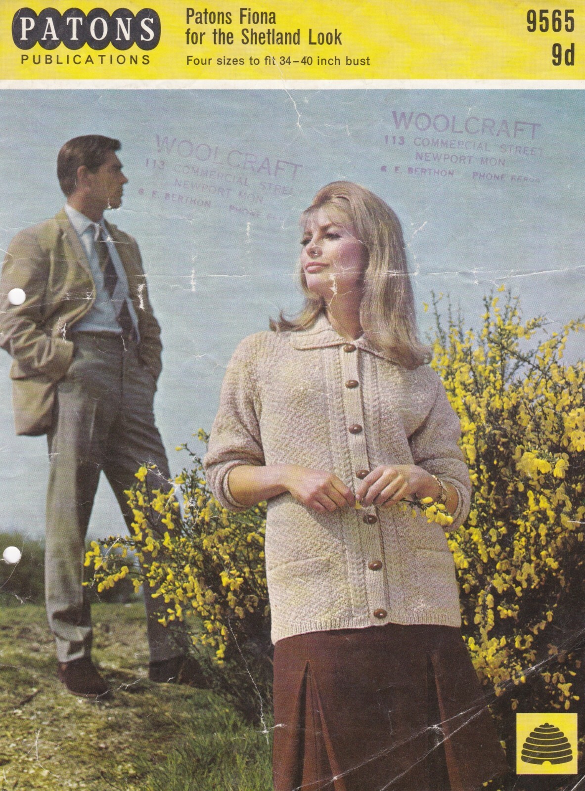 Vintage Patons Knitting Pattern Ladies Raglan Jacket / Cardigan Fiona ...
