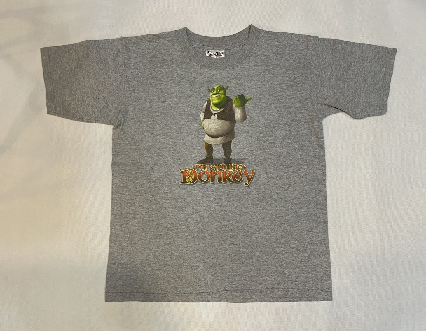 Vintage 2003 Disney Shrek I Am With The Donkey Grey S… - Gem