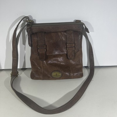Fossil Carson Long Live Vtg 1954 Crossbody Messenger Burgundy ...