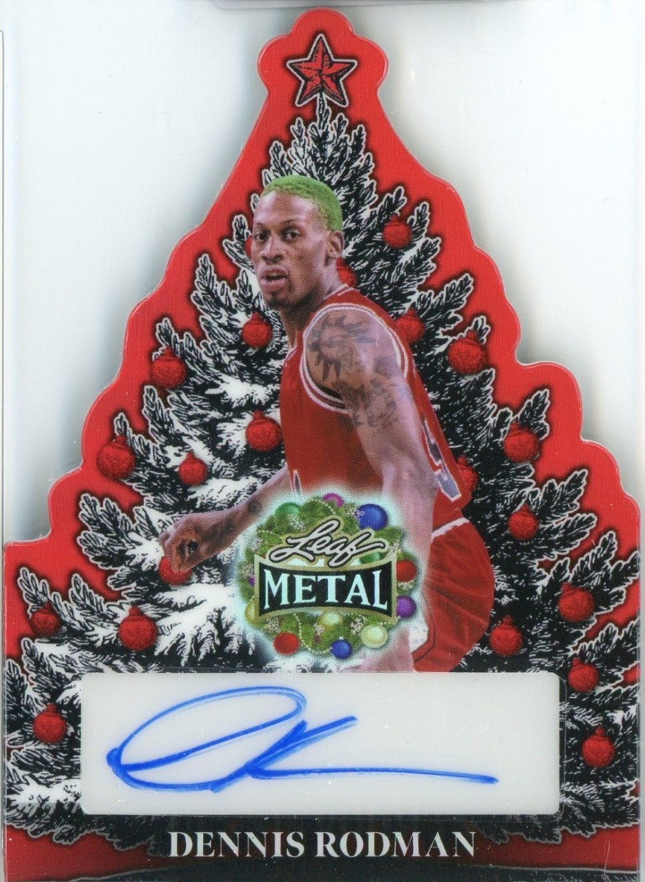 2025 Leaf Metal Happy Holidays - Christmas Tree Dennis Rodman #CT-DR1 ...