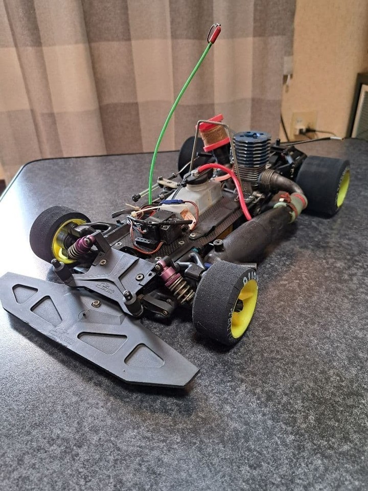 Serpent Excel 1/8 Scale Nitro RC Car On-Road Vintage Rare AS-IS JUNK ...
