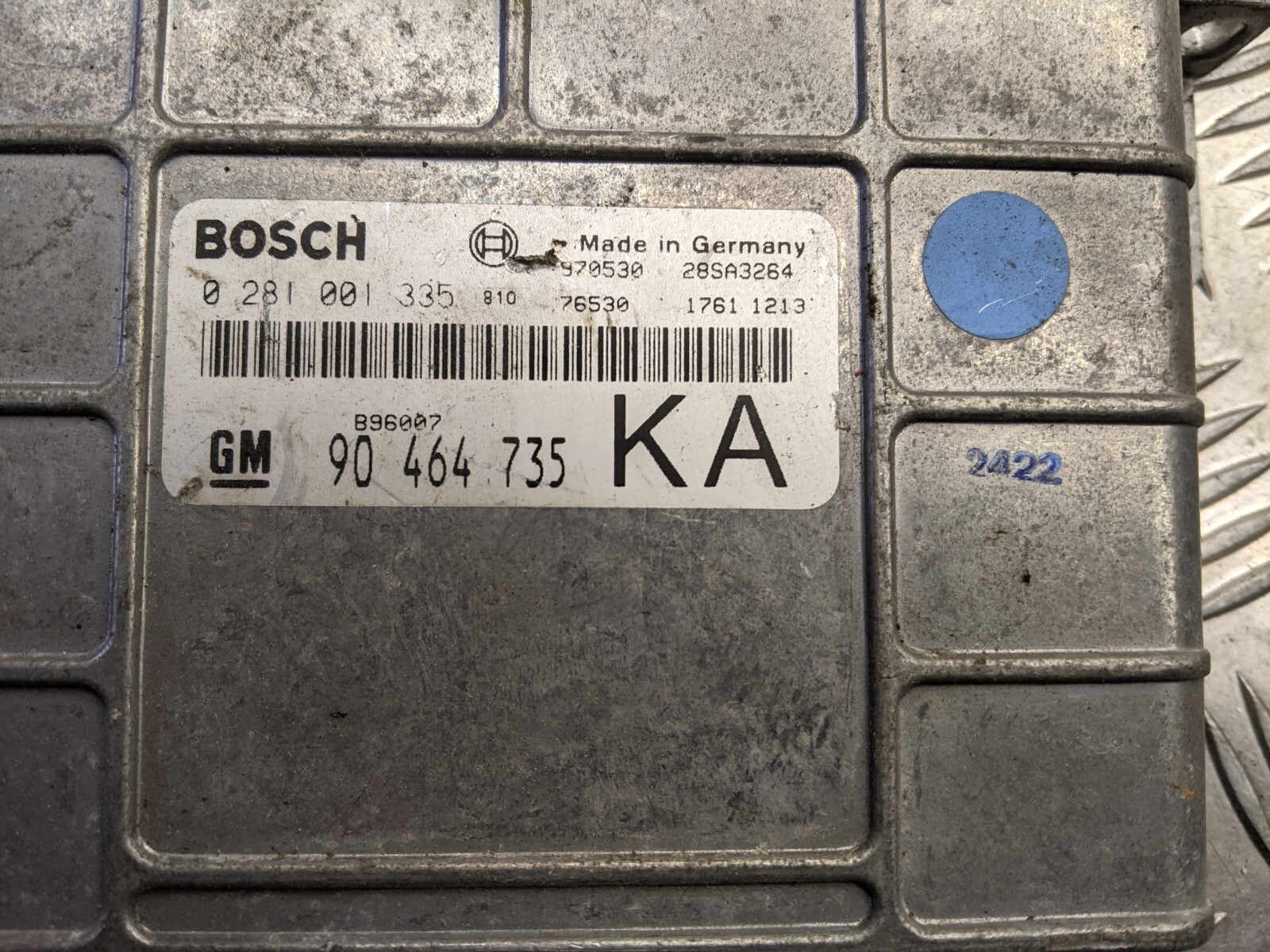 B368 Opel Moteur Unité Contrôle ECU 0281001335 90464735KA | eBay