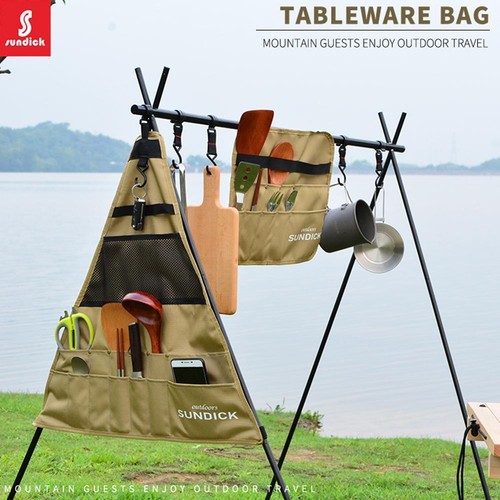 Waterproof 900D Oxford Fabric Outdoor Camping Barbecue BBQ Tableware Storage Bag | eBay