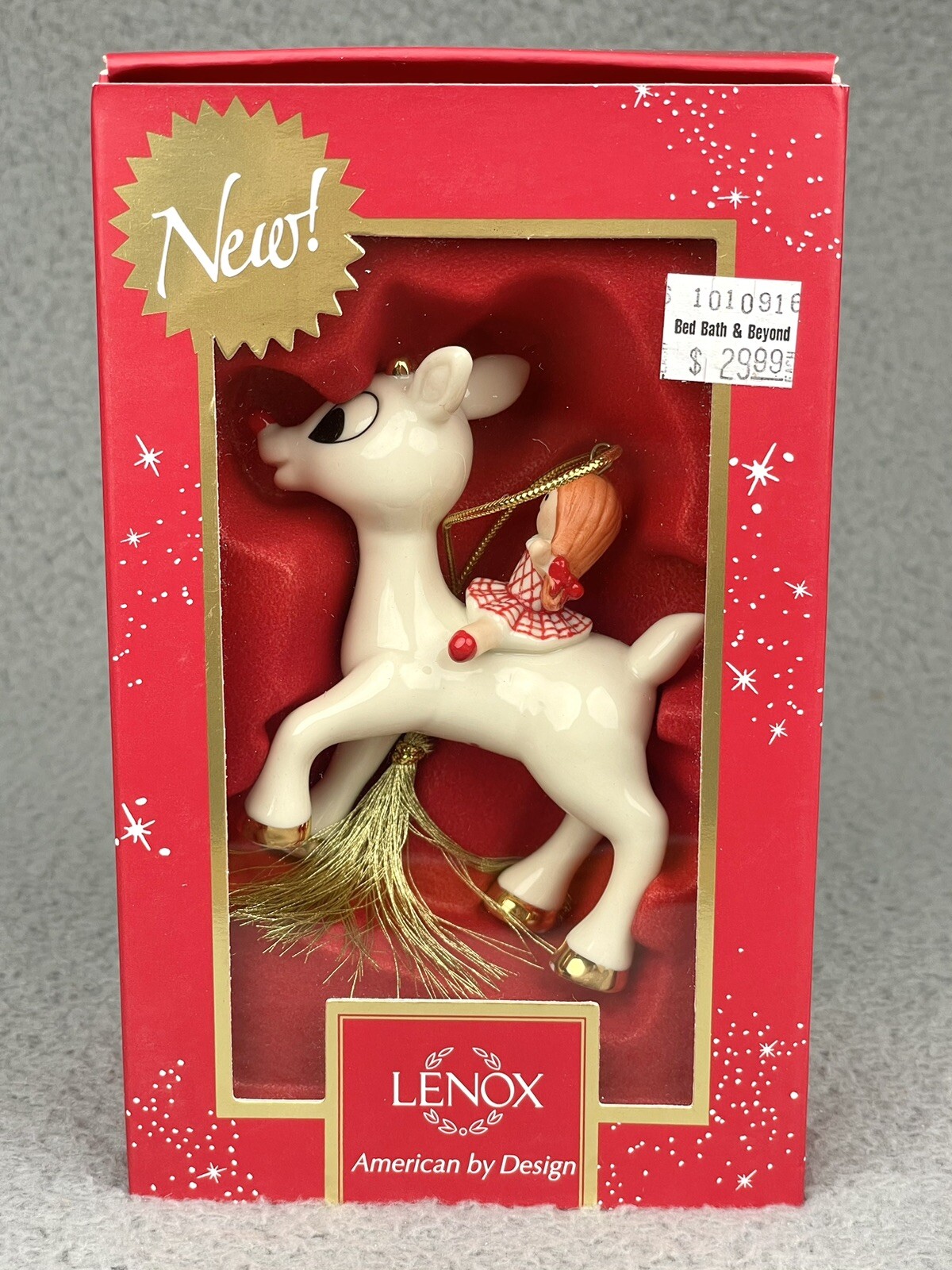 2016 LENOX RUDOLPH THE RED NOSED REINDEER and MISFIT DOLL PORCELAIN ...