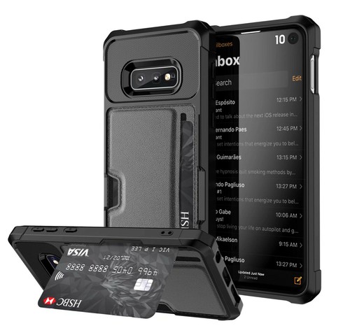 Heavy Duty Armor Car Magnetic Holder Card Phone Case with ID&Credit ...