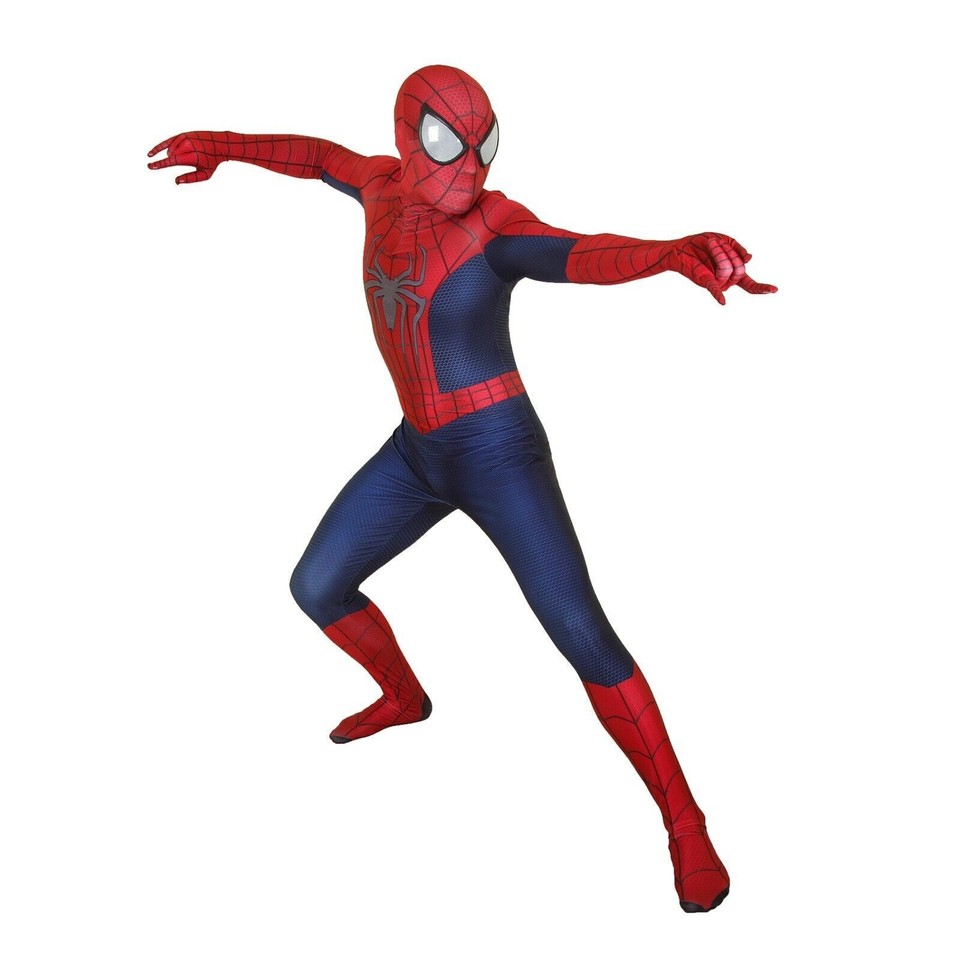 TASM 2 The Amazing Spider-Man 2 suit cosplay costume Detached mask Men ...