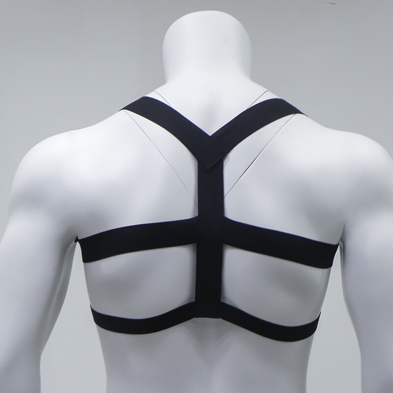 Sexy Mens Body Chest Harness Belt Seduction Uniform Thigh Suspender ...
