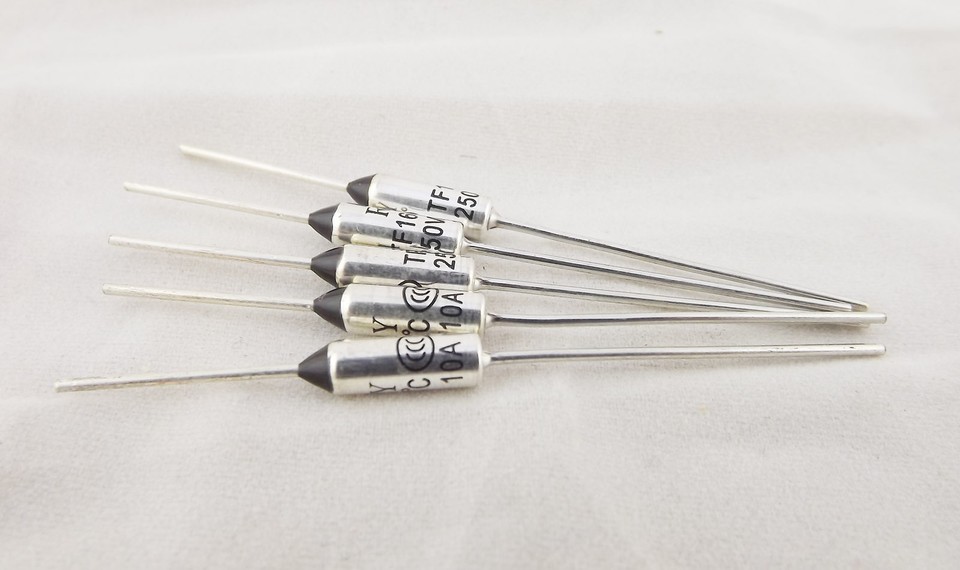 5pcs 10A AC 250V Fuses Thermal Fuse 160°C 160 Degree TF Cutoff Cut-off ...