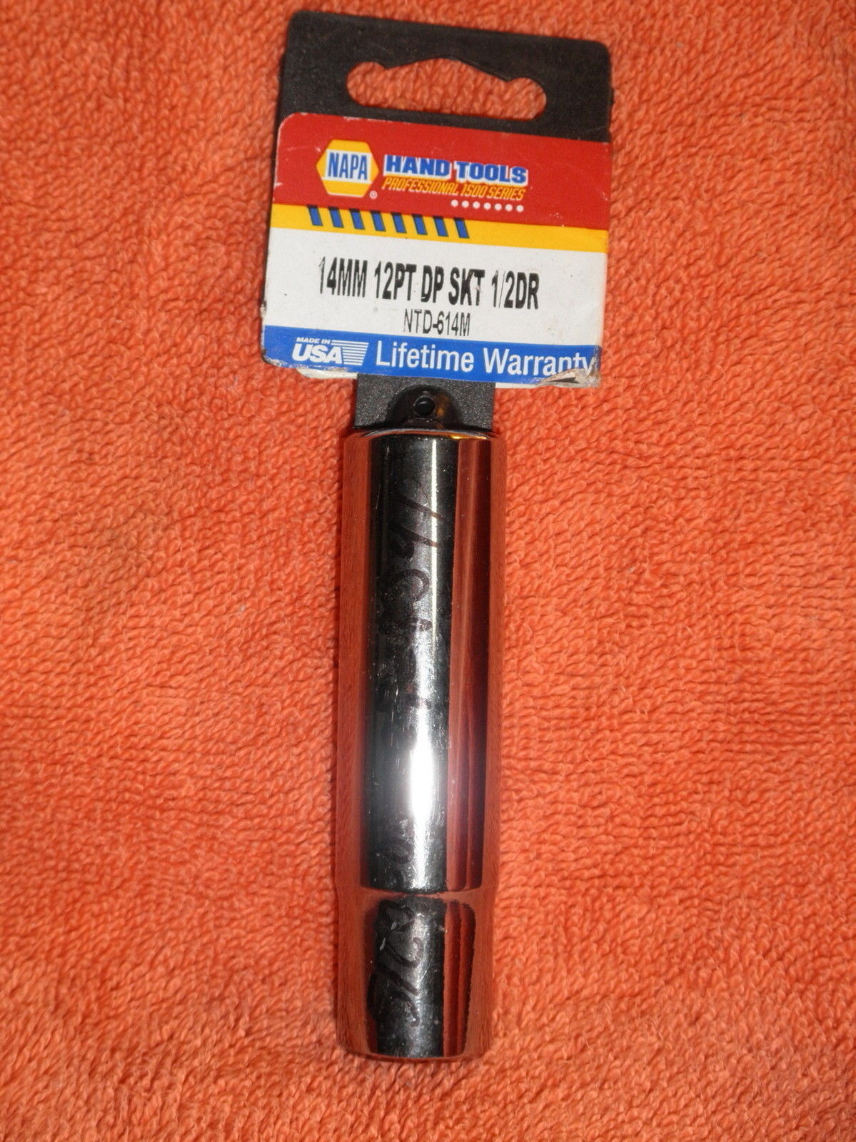 NAPA Hand Tools Metric 14mm 12pt 1/2" Deep Socket USA Ntd-614m for sale ...