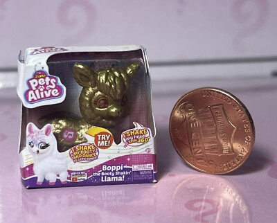 NEW ZURU TOY SERIES Mini Brands WAVE 2 PETS ALIVE GOLD BOPPI Llama | eBay