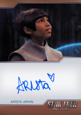 RITTENHOUSE STAR TREK DISCOVERY SEASON 2 ARISTA ARHIN AUTOGRAPH CARD | eBay