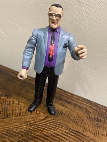 Vintage Jim Cornette 6" Wrestling Action Figure WWE WWF - Jakks 1998 | eBay