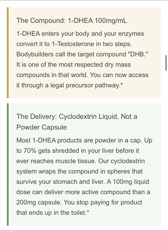 1-Androl Stack 2 StepPreCursor :1 -Test/DHB 4 Lean Mass By Vintage ...