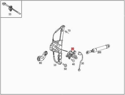 Genuine MERCEDES R230 W220 S-CLASS W220 SL R230 Electric motor ...