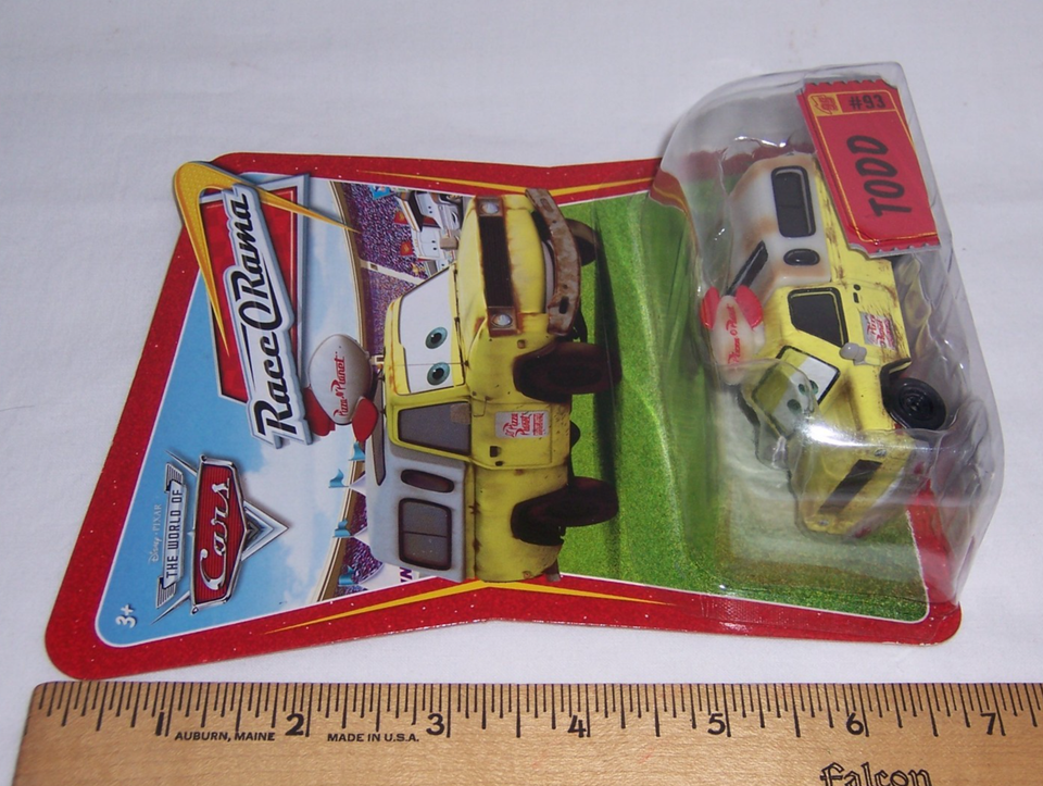 Disney Pixar Cars Race O Rama Todd Pizza Truck #93 DieCast Mattel New ...