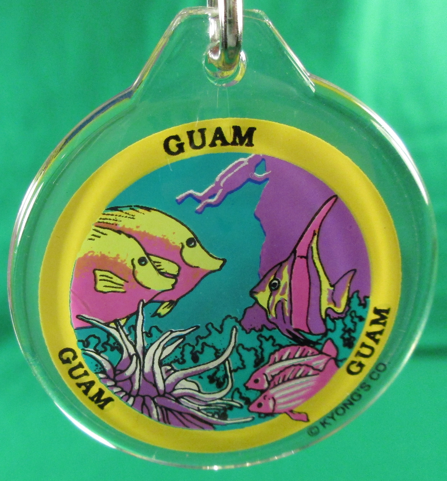 Keychains Bahamas Hibiscus Shirt Guam K-Island Girl & Sea Life Hong ...