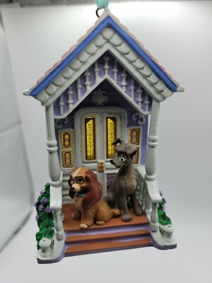 Disney Sketchbook Lady and Tramp Gingerbread House Christmas Ornament ...