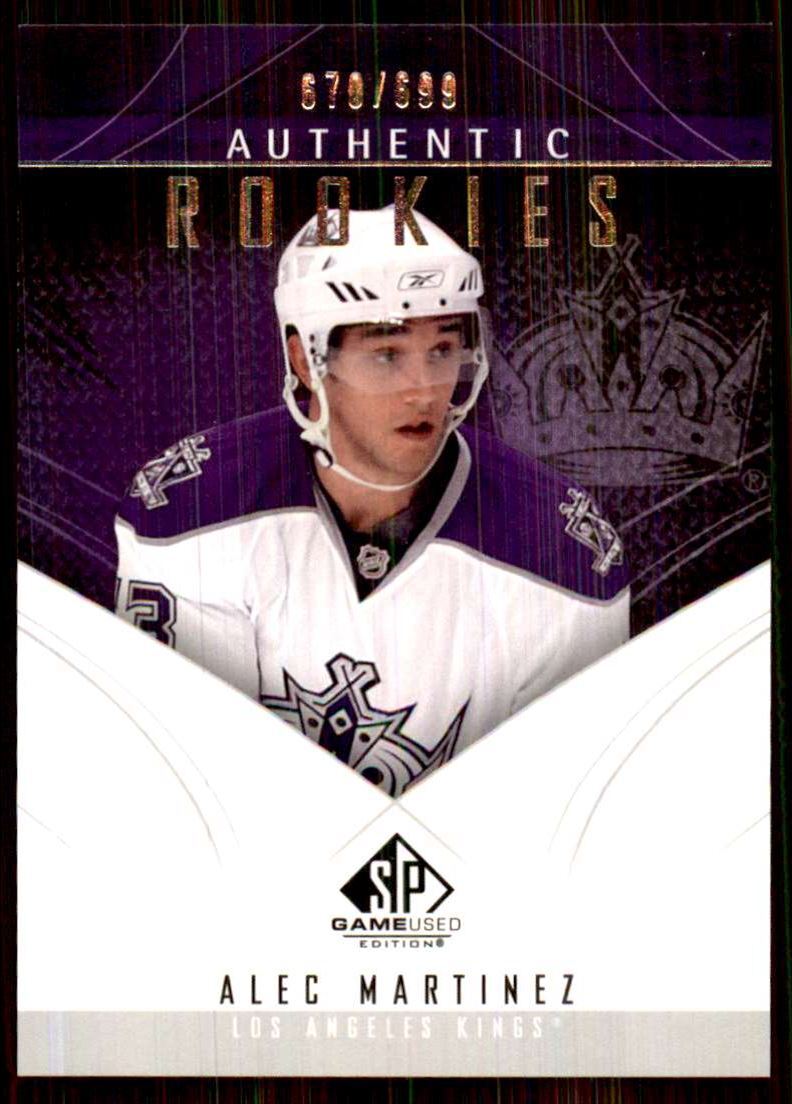 2009-10 SP Game Used Alec Martinez RC RC /699 #188 | eBay
