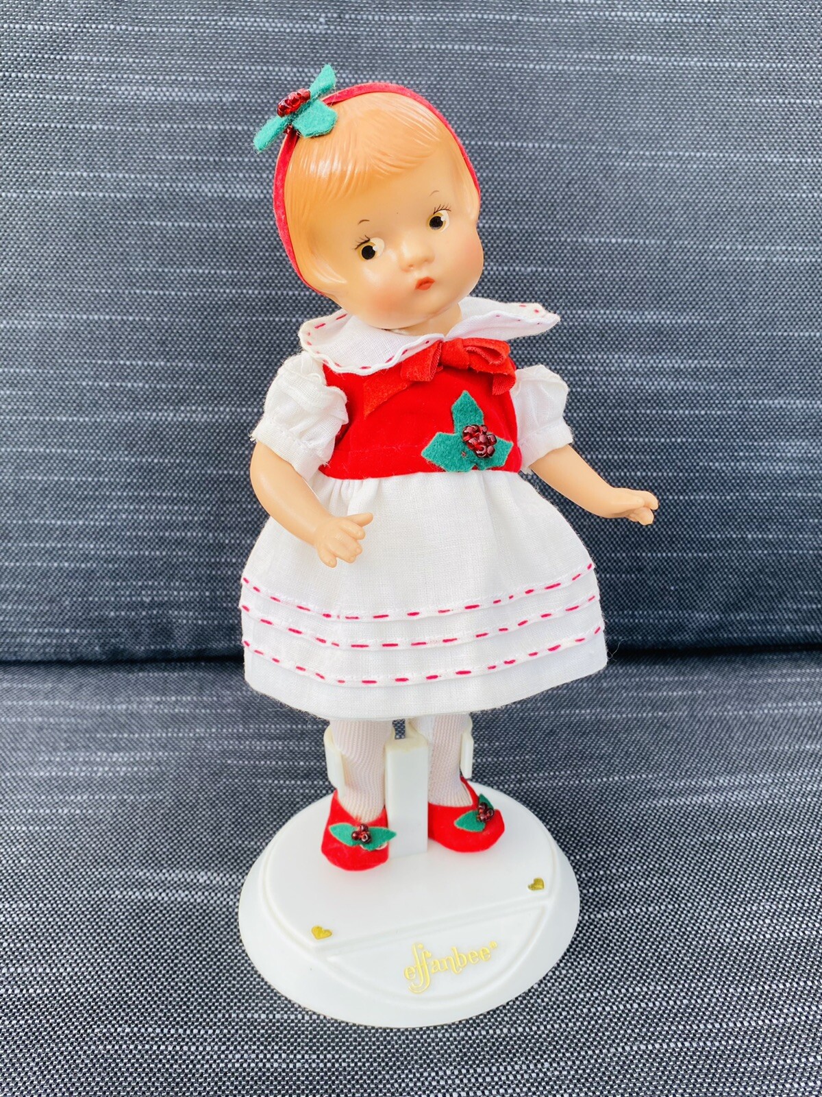 Vintage Patsyette Modern Effanbee Doll Holiday Xmas 1988 Stand | eBay