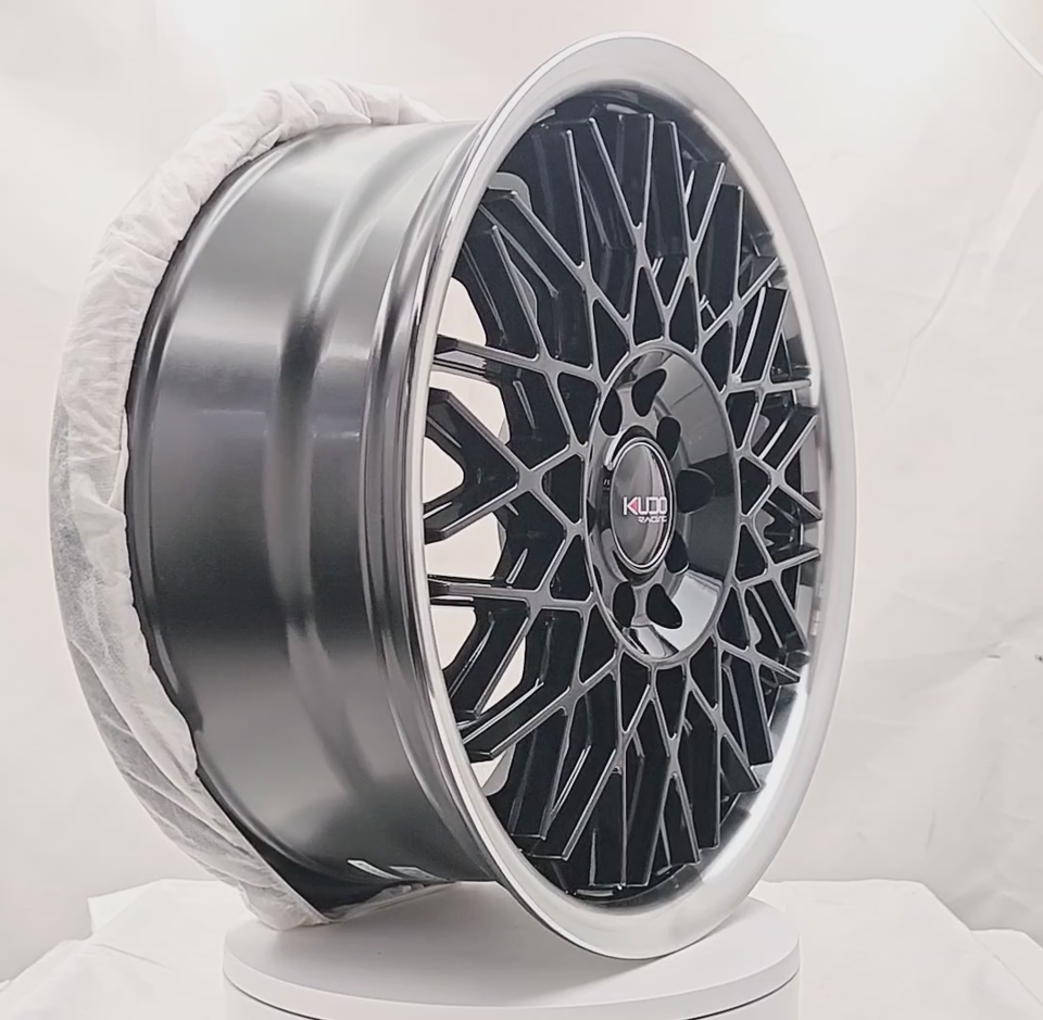 16x7 Kudo Racing Vulgar Black Wheels Rims Toyota Camry Corolla | 5x100 ...