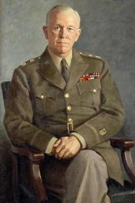GEORGE C. MARSHALL 5 STAR GENERAL & STATESMAN IN UNIFORM 4X6 PHOTOGRAPH ...