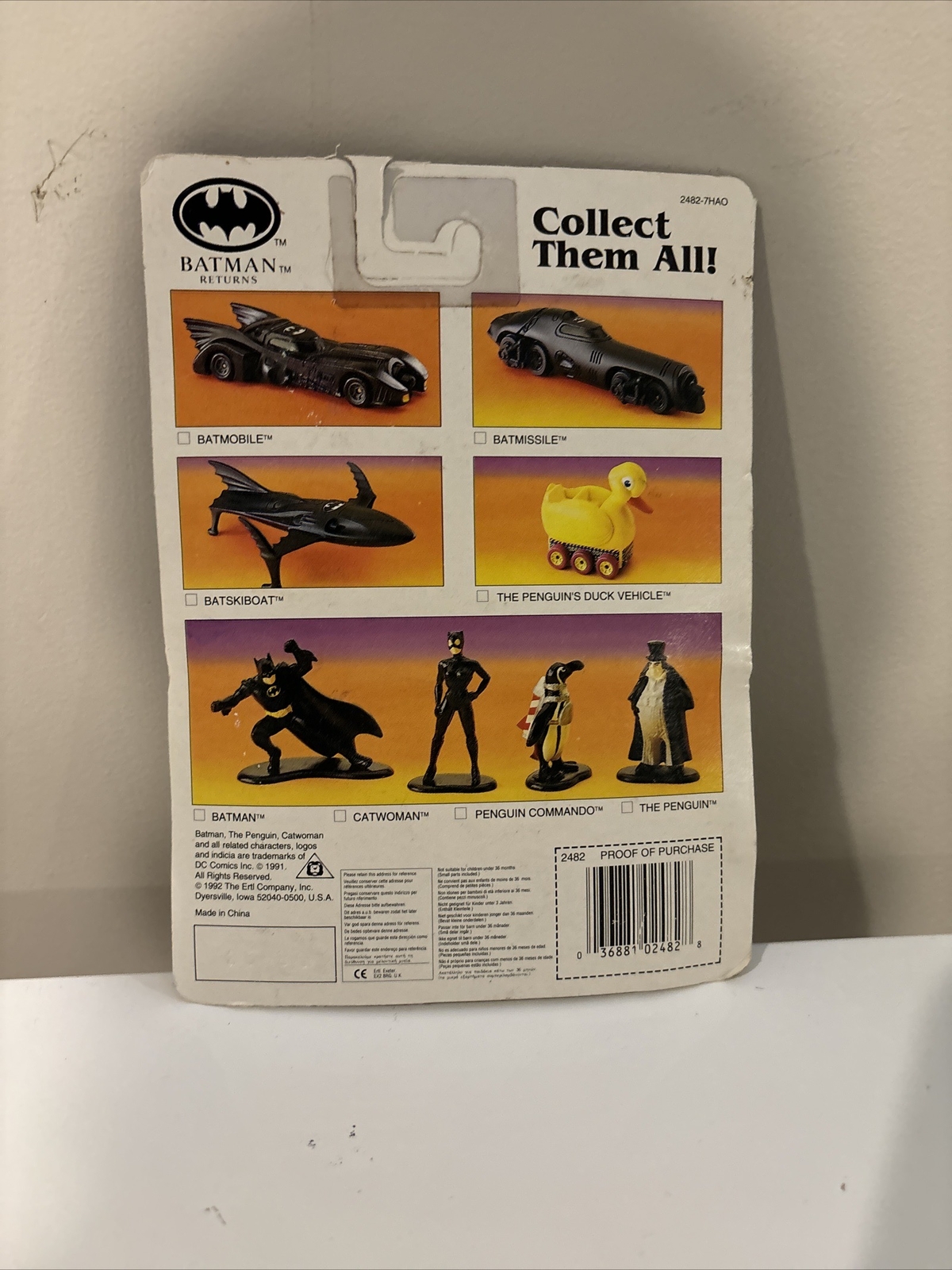 Batman Returns (movie) Die-Cast Metal Figs PENGUIN COMMANDO #2482 ...