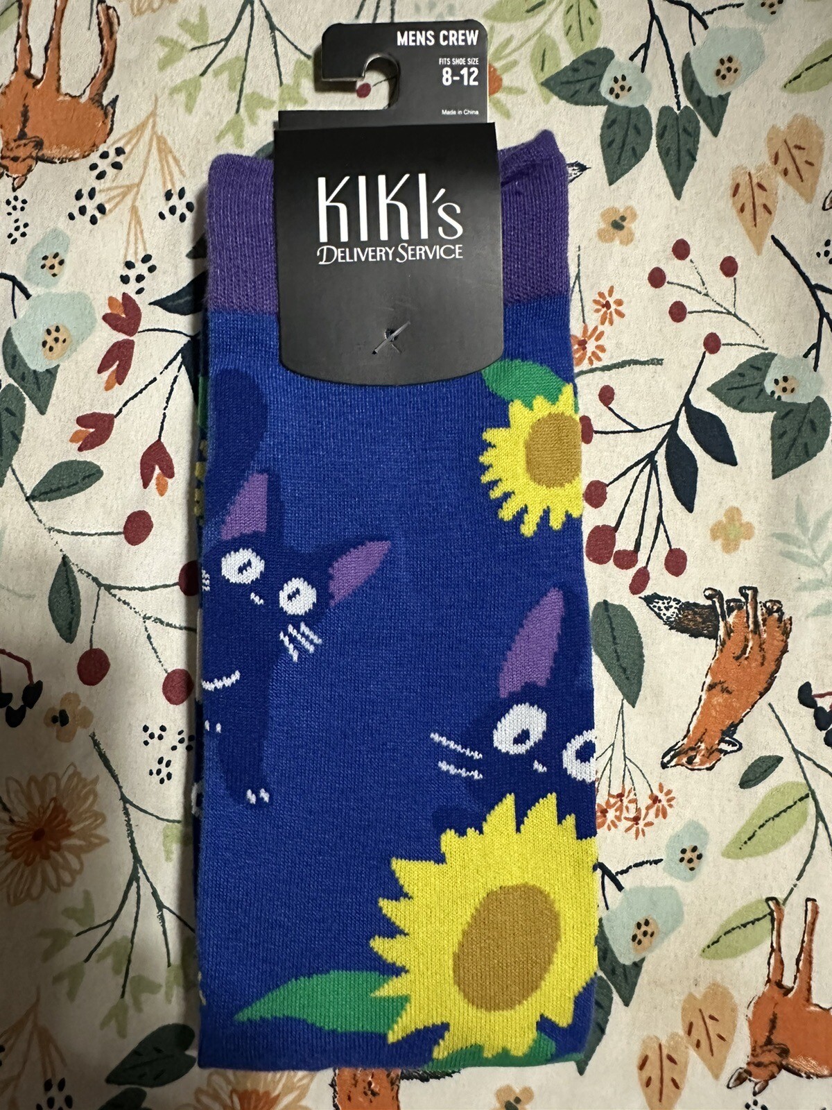 Kiki’s Delivery Service Studio Ghibli Jiji 1 Pair Crew Socks Anime New ...