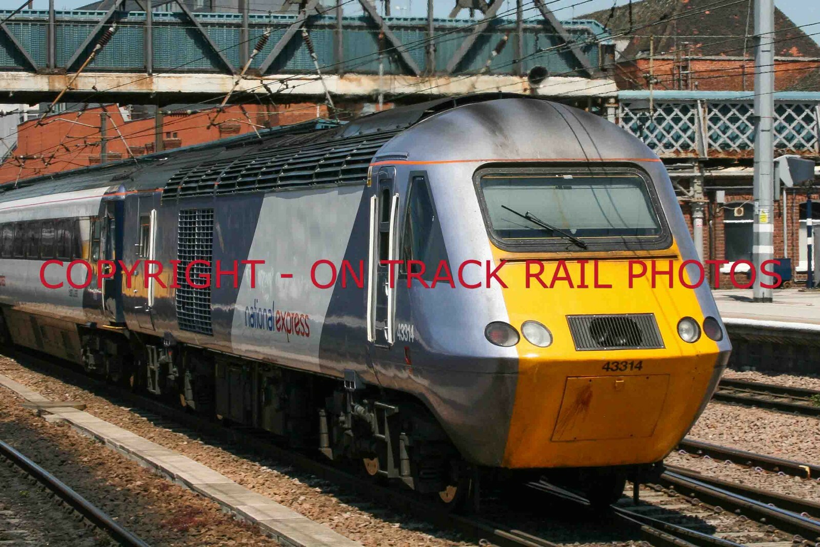 UK RAILWAY PHOTOGRAPH OF CLASS 43 HST 43314. RM43H-710 | eBay