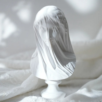 Veiled Lady Greek Goddess Bust Statue Classic Roman Mythology Gifts ...