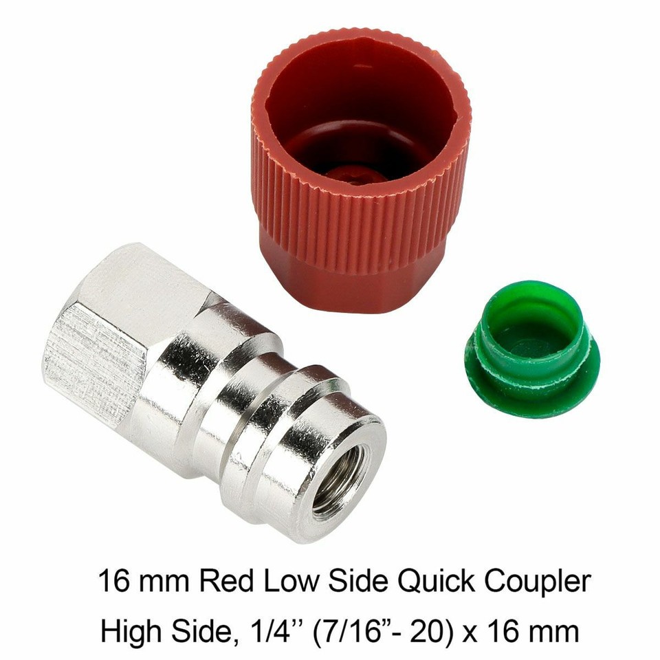 A/C Charging Port Adapter Set Retrofit R12 to R134a Conversion Fitting ...